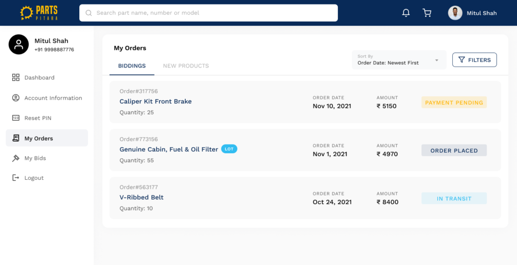 Online Marketplace For Automotive Parts | Codebyte Solutions